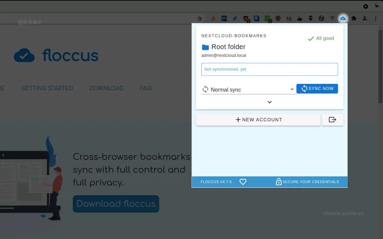 floccus bookmarks sync_5.4.3_Chrome插件下载_极简插件