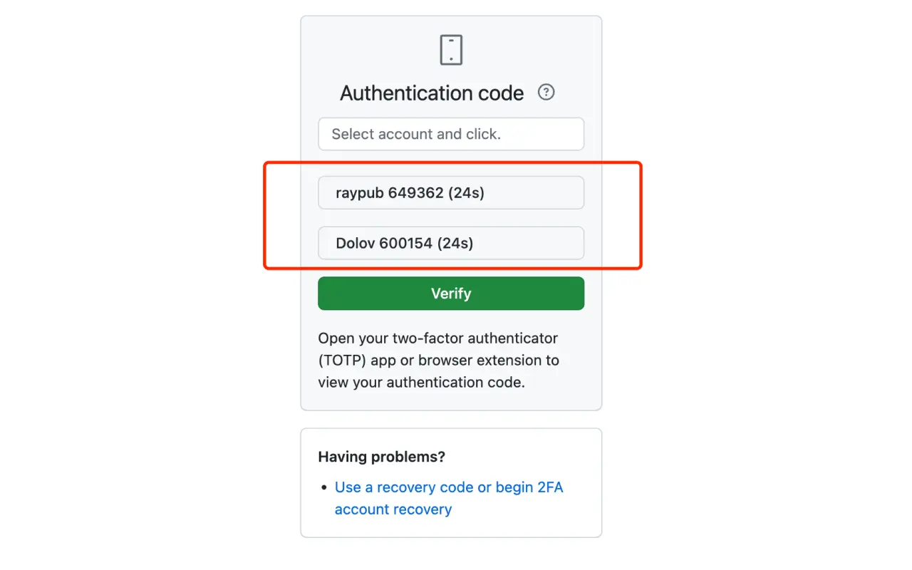 Github 2FA_1.6.0_Chrome插件下载_极简插件