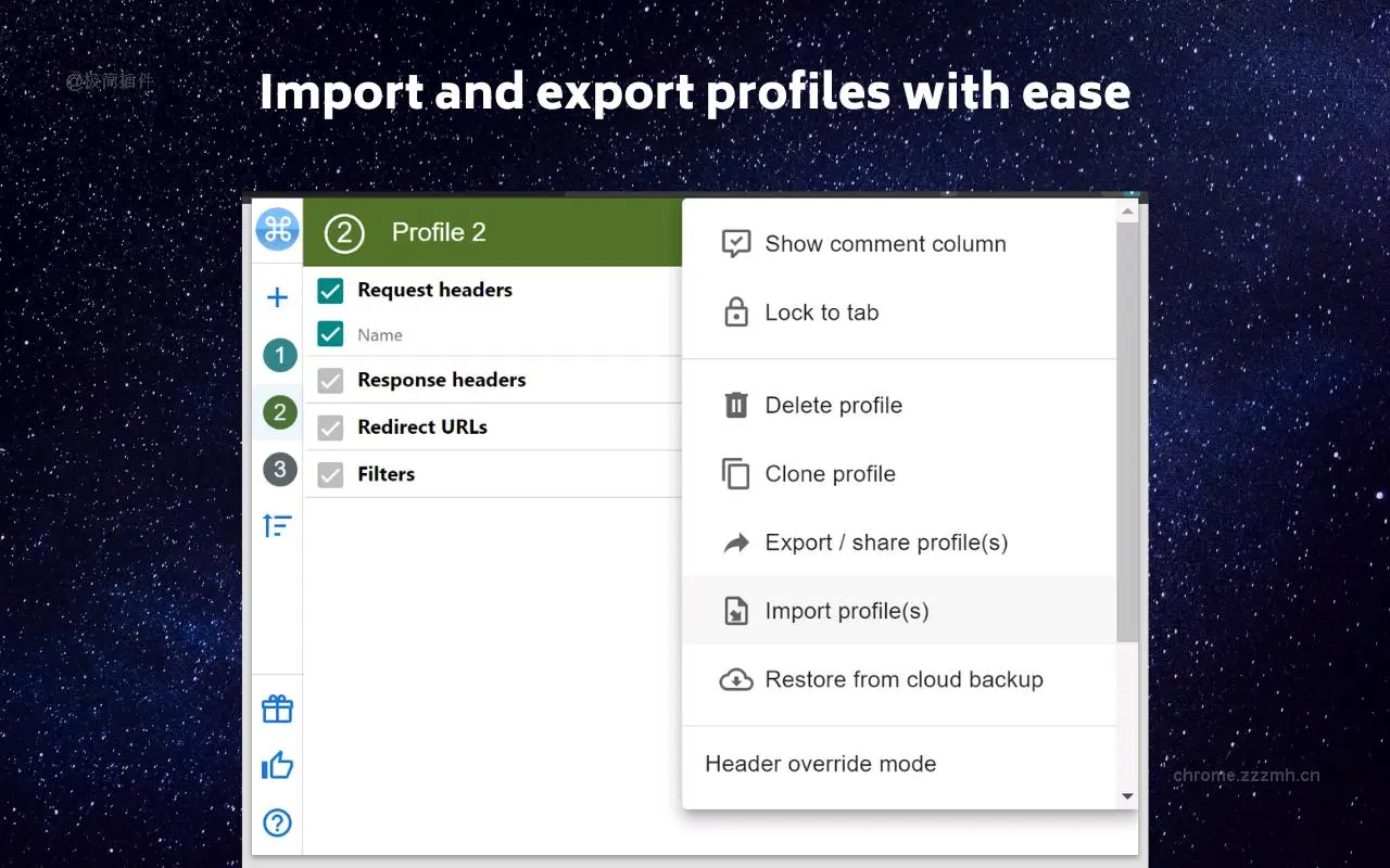ModHeader 自定义请求头_7.0.5_Chrome插件下载_极简插件